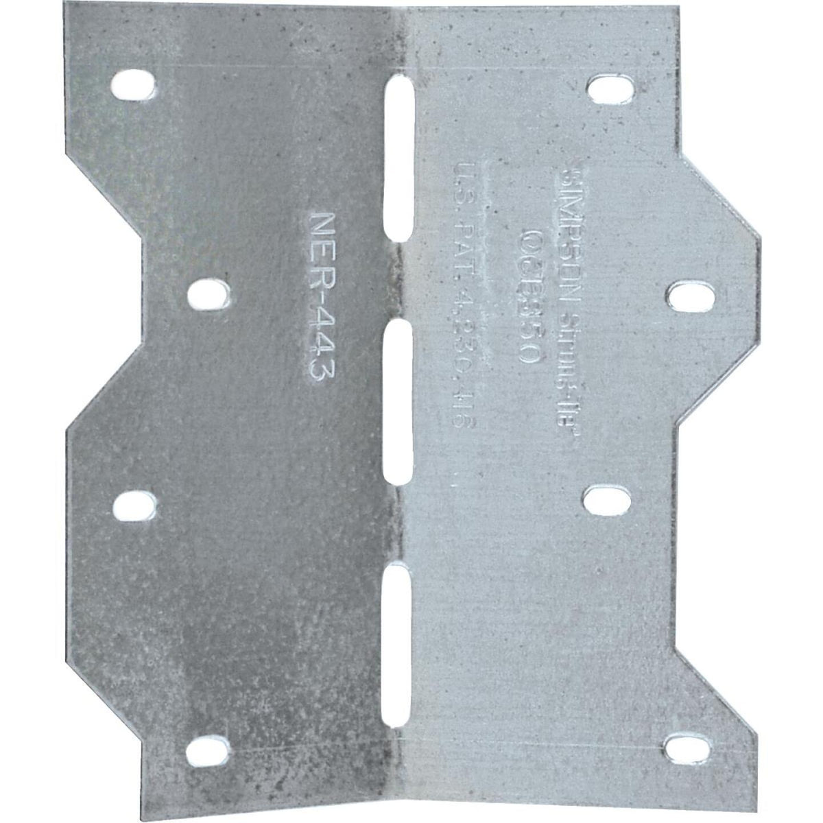 Simpson Strong-Tie Galvanized Steel 4-7/8 In. 18 ga Adjustable Framing ...