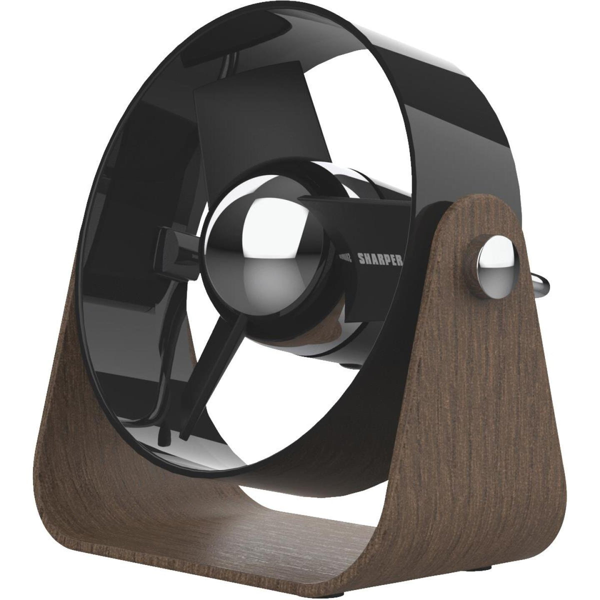 Vornado Sharper Image Small 2-Speed Black Mid Century Design Saddle ...